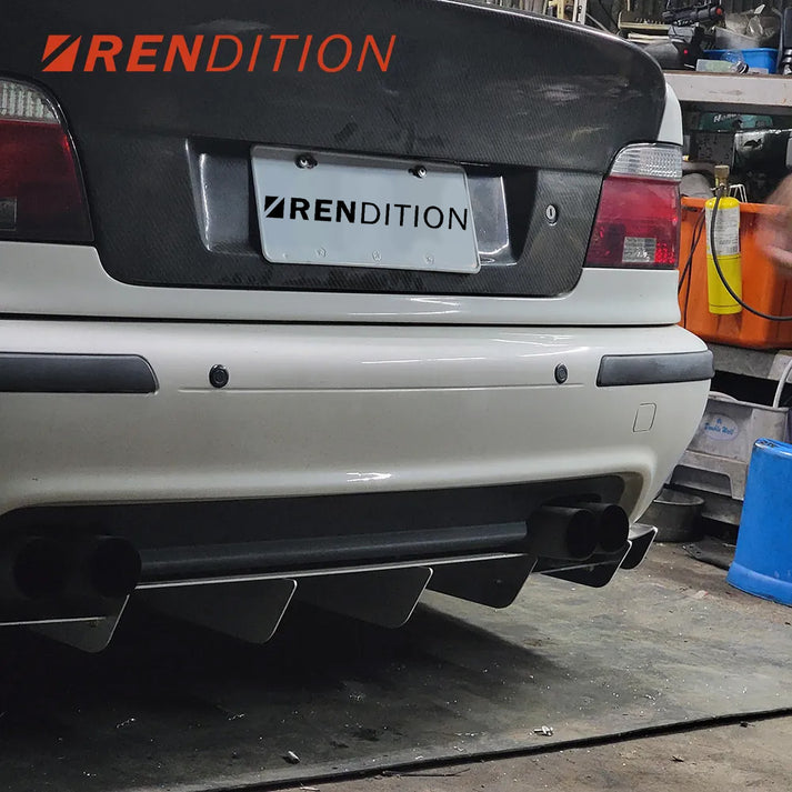 BMW E39 Rear Diffuser Kit V2 – Rendition Design & Manufacturing