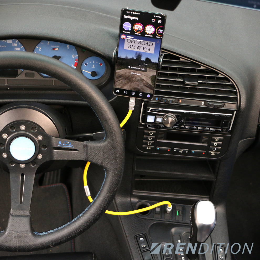 BMW E36 Phone Mount – No Climate Control Block, Track Tested, Automatic ...