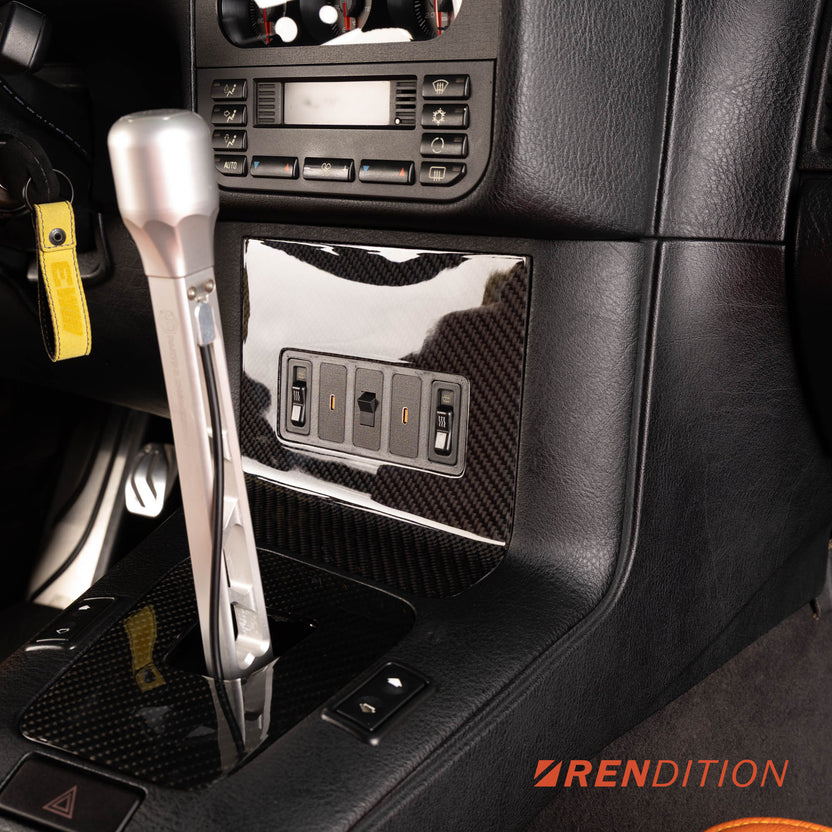 BMW E36 Lower Center Stack Panel | OBC Delete & 5 Slot Switch ...